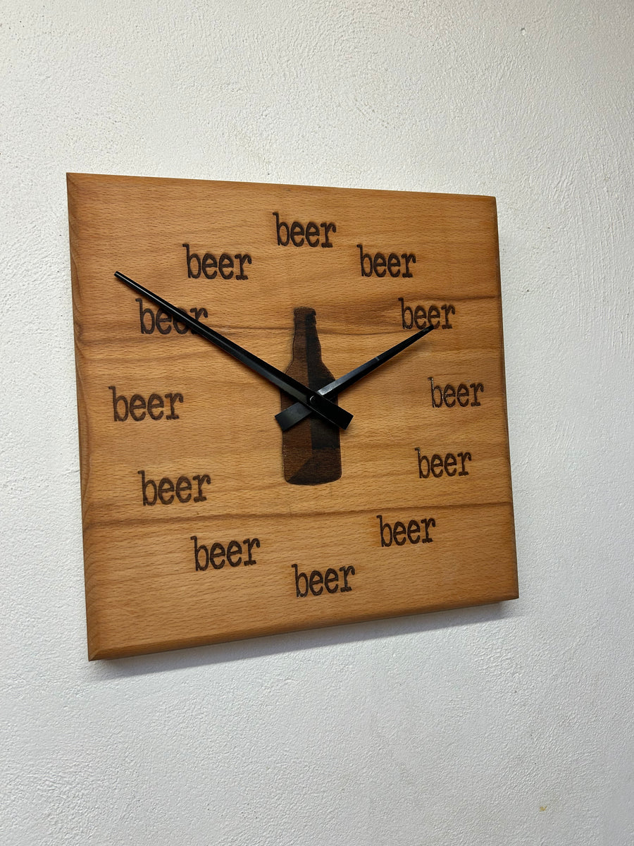 Horloge murale Beer & beer – SCIE SIDE